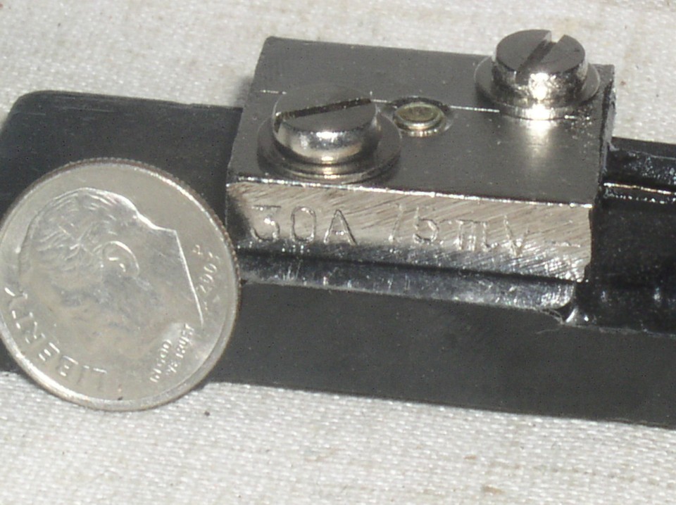 NEW 30A 75MV 30 A AMP S 75 MV AC DC CURRENT SENSE METER DVM SHUNT .0025 ...