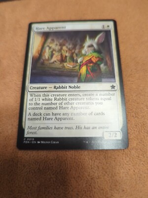 Hare Apparent - Foundations FDN - Common - MTG Magic Pack fresh | eBay