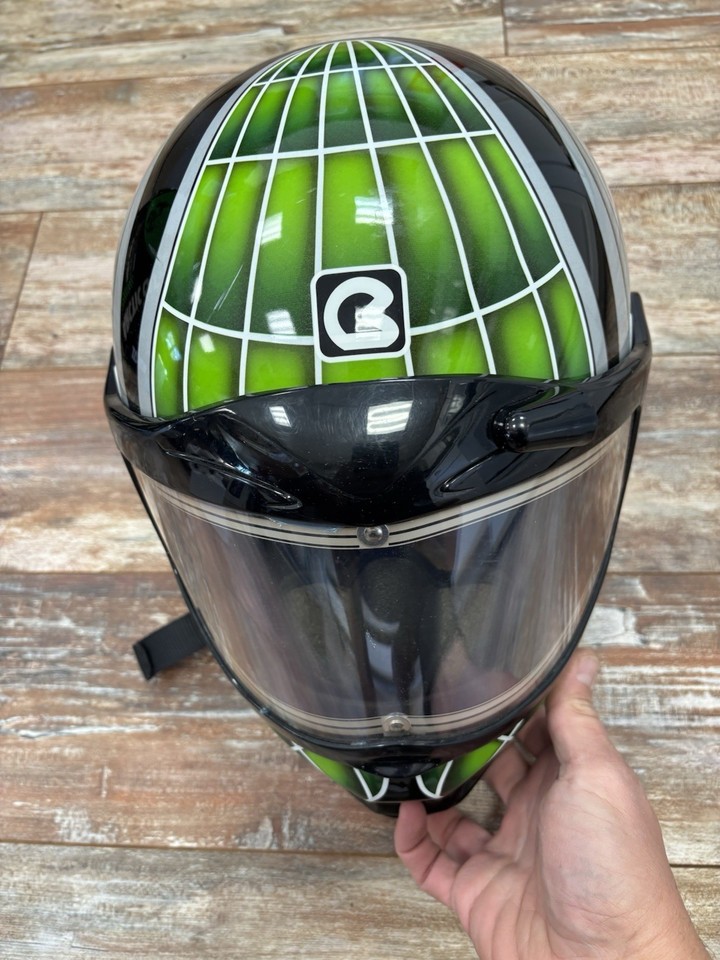 Bieffe Snowmobile Helmet Arctic Cat Colors Made In Italy Size Large | eBay