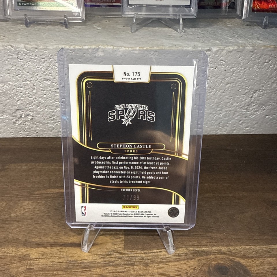 Stephon Castle Light Blue NBA Select Disco /99 Spurs | eBay