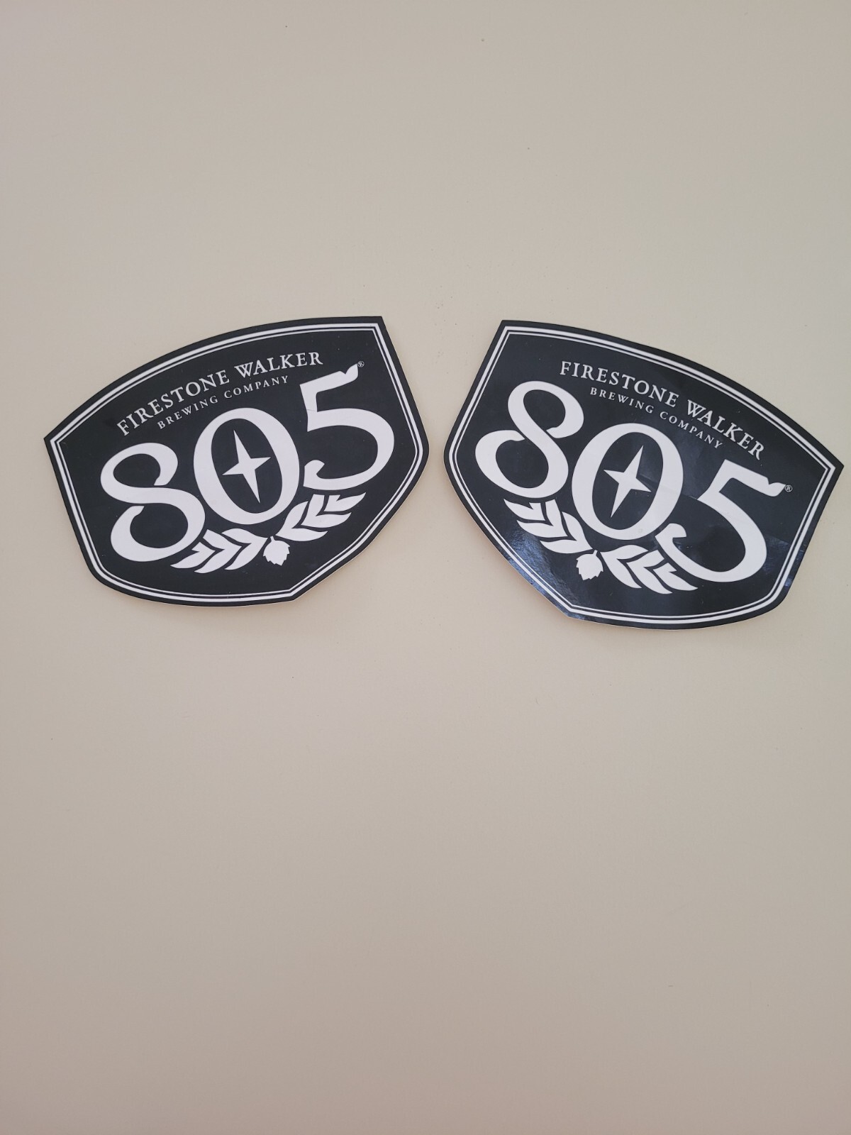 2 FIRESTONE WALKER 805 Craft Beer Brewing Co Logo Stickers Car ...
