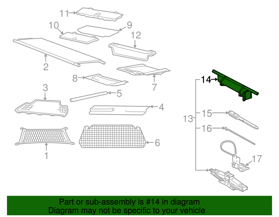Genuine Ford Tool Bag 4L2Z-17005-AA | eBay