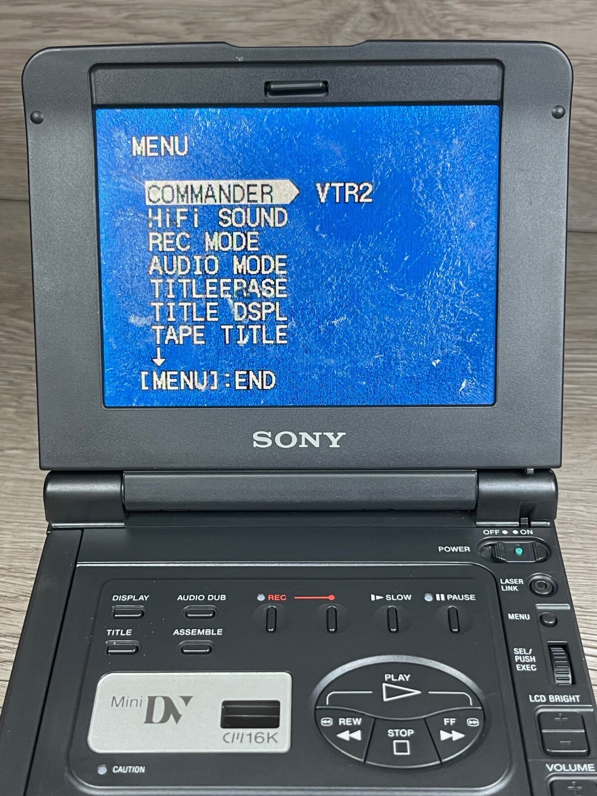 SONY GV-D900 NTSC Mini DV Digital Video Walkman Cassette Recorder | eBay