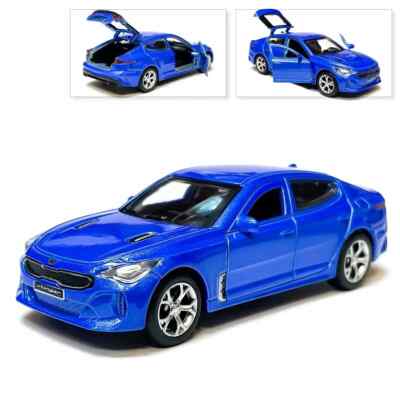 Kia Stinger Metal Model Diecast Car Scale, Collectible Toy Cars, blue ...