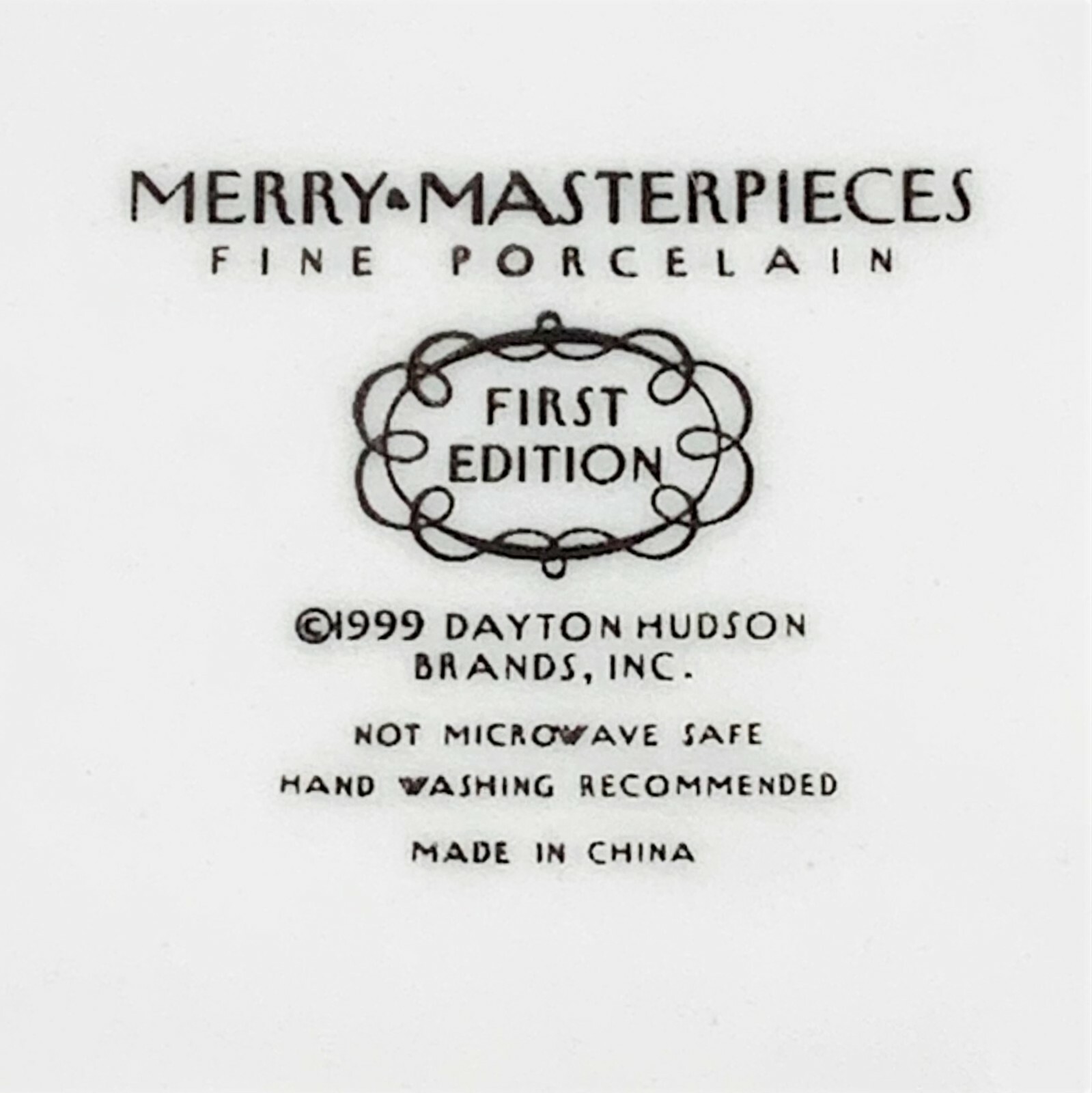Merry Masterpieces Christmas Dessert Plates 4 pc American Collection ...