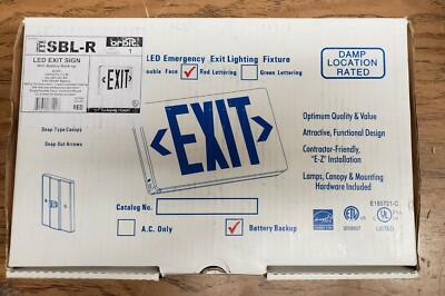 Orbit ESBL-R LED Exit Sign | eBay
