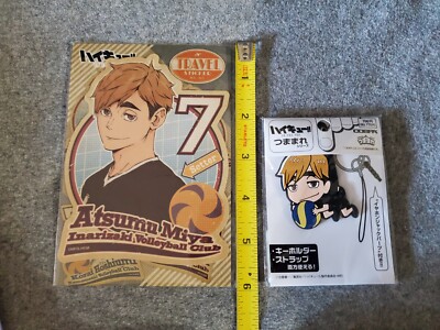 Haikyuu Haikyu!! To The Top Atsumu Miya Sticker Keychain Lot Hanger | eBay