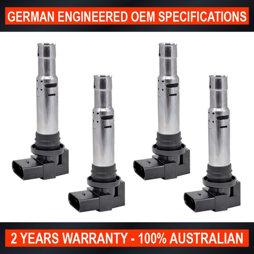 4-Pack Swan Ignition Coil for Volkswagen Golf Golf GTi Jetta Polo 9N 1 ...