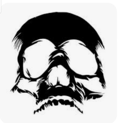 SKULL DEATH DECAL STICKER VINYL for Car Truck SUV Bumper Wall Laptop ...