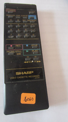 Remote Control Sharp VCR # 6060 | eBay