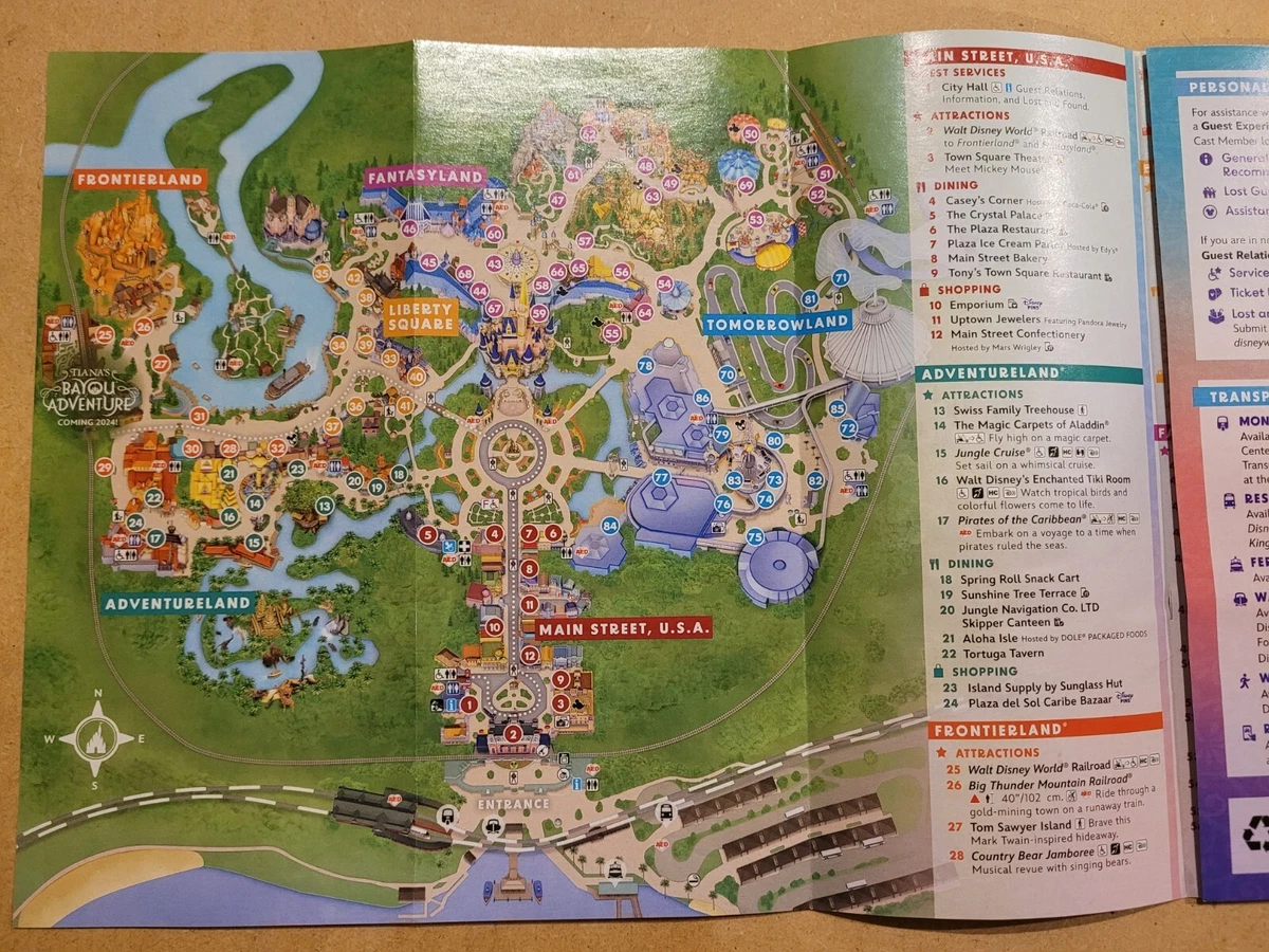 Magic Kingdom Map With New Fantasyland