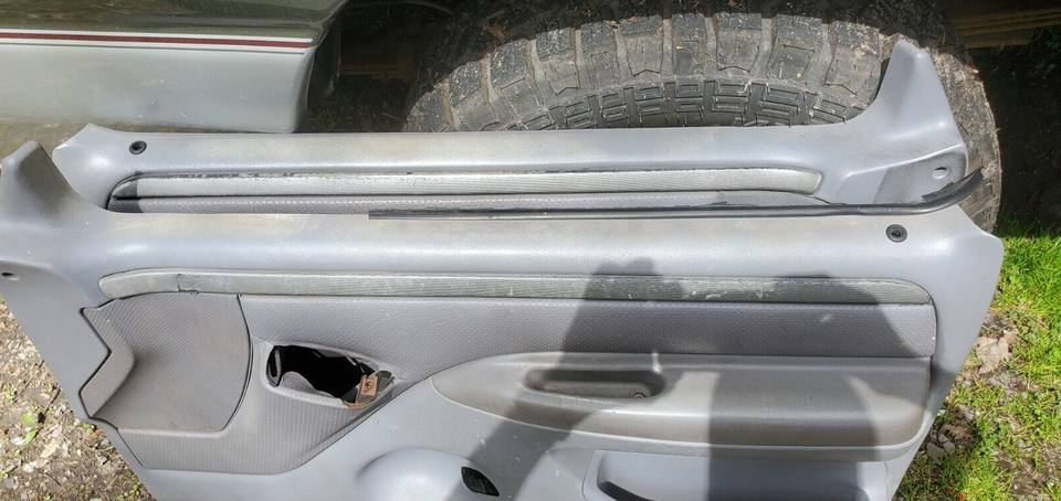 92-96 FORD F 150 f150 F-250 BRONCO DOOR PANELS PANEL Grey Set R14 | eBay