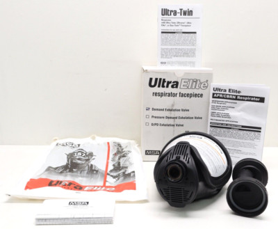 MSA ultraElite Respirator Facepiece Black Silicone Model# 10016757 SIZE ...