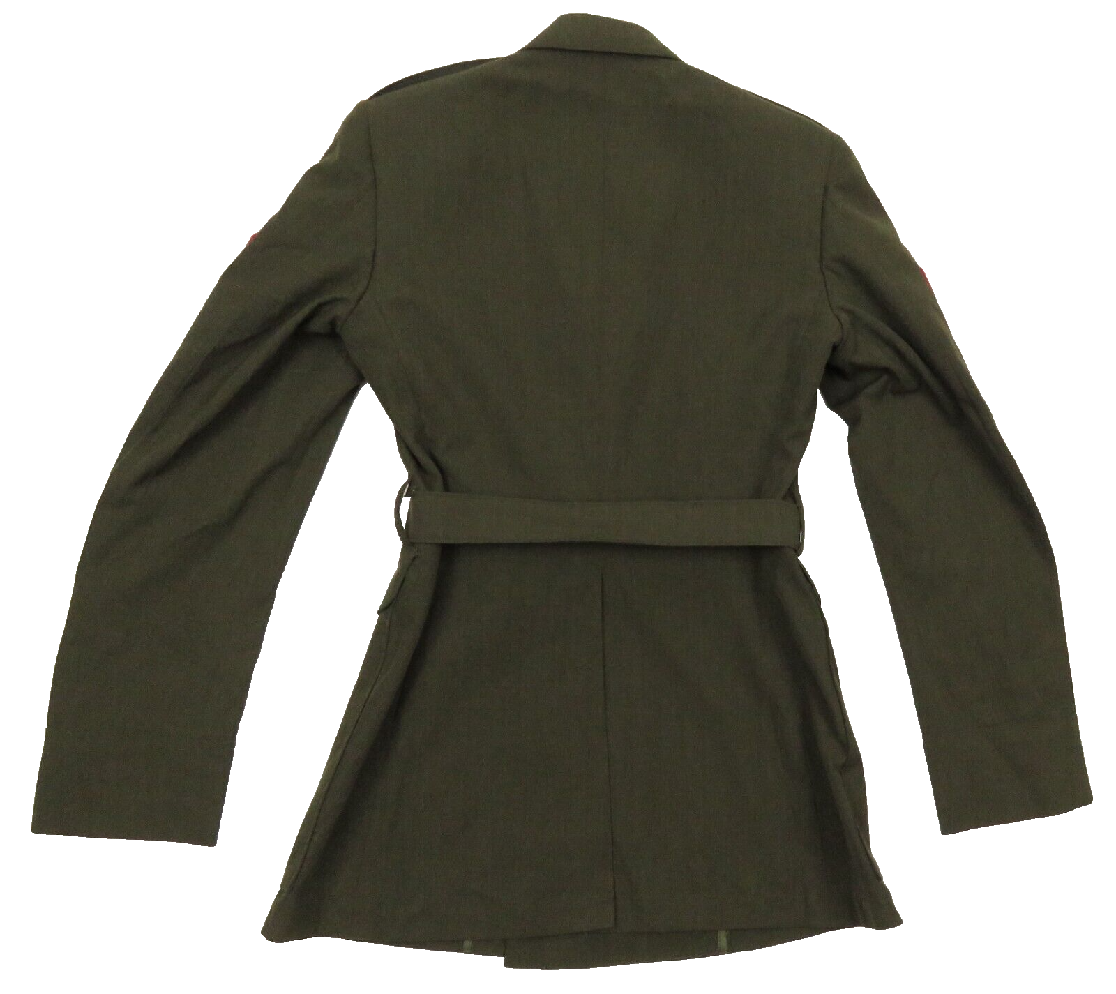 USMC Marine Corps Military Wool Formal Dress Green Belt Uniform Coat ...