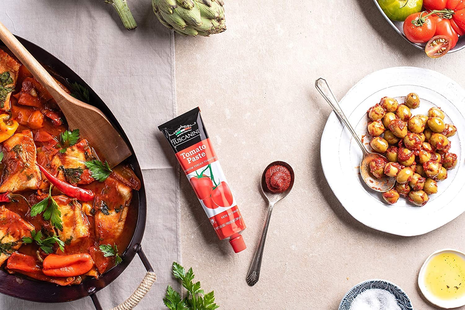 Tuscanini Tomato Paste Tube 7.05 Ounce Authentic Italian Non GMO Gluten Free | eBay