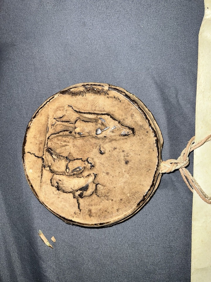 1700s Handwritten Parchment Charter with Large Wax Seal – St Peter’s ...