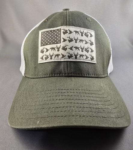 Columbia Performance Hunting Gear PHG Game Flag Mesh Fitted Green Hat ...