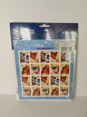 The Art of Disney: Friendship- Sheet of (20) 37-cent USPS Stamps- New ...