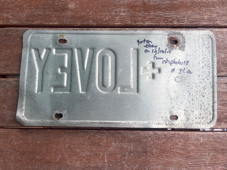 2002 NEW HAMPSHIRE MOOSE VANITY LICENSE PLATE TAG +LOVEY | eBay