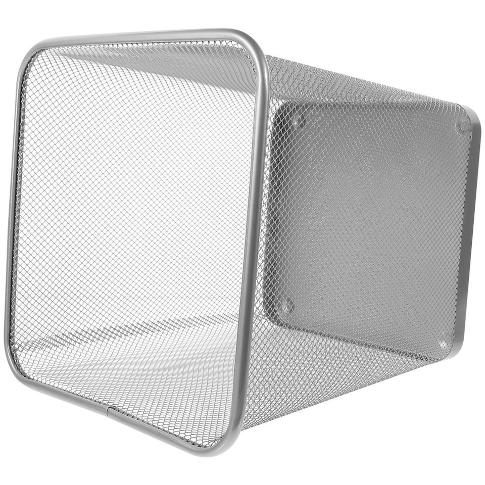 Mesh Design Ventilating Trash Bin Hollow Trash Can Bathroom Trash Can ...