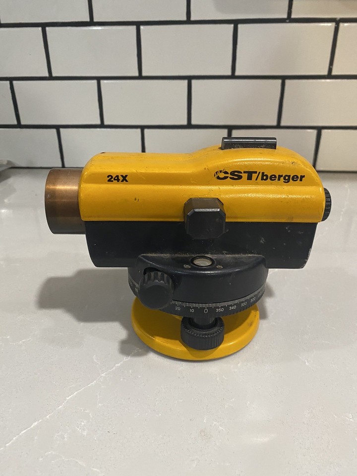 CST / Berger 24X Transit Level Optical Scope Construction Surveying ...