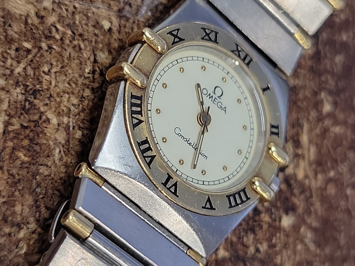 Ladies Omega Constellation Two-Tone Watch 795.1080 PARTS OR REPAIR ...