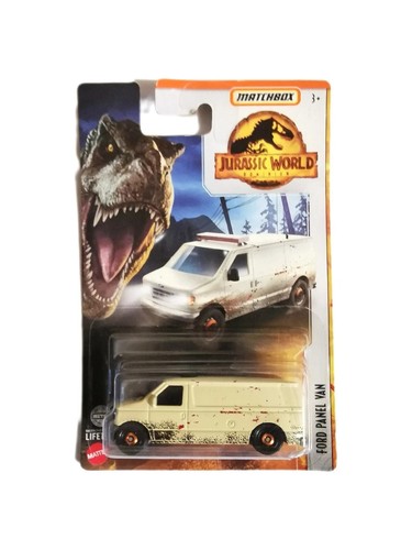 Matchbox 1/64 Ford Panel Van Jurassic World Dominion Fourgon Miniature ...