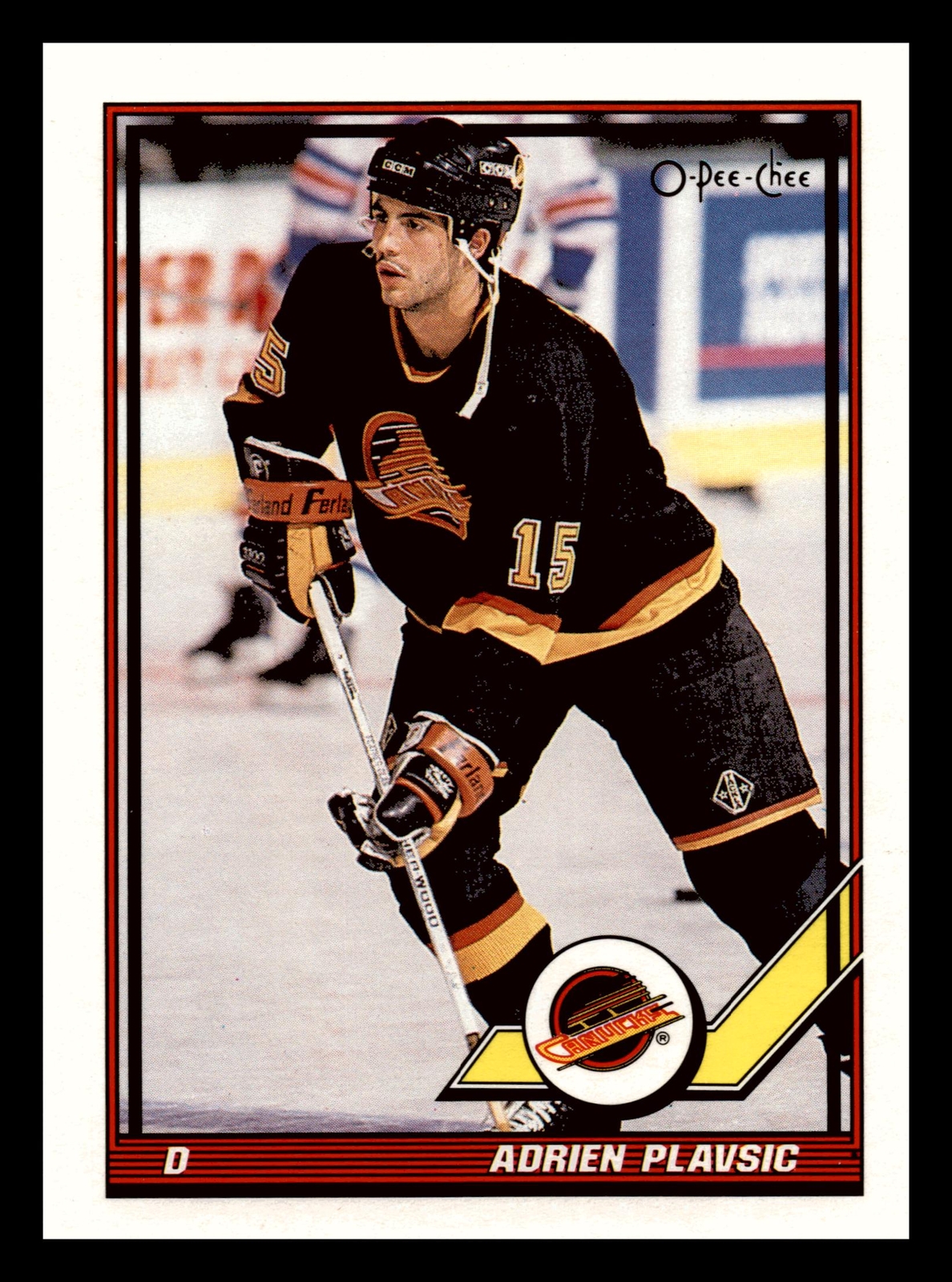 1991-92 O-Pee-Chee Adrien Plavsic #162 Vancouver Canucks NM-MINT | eBay