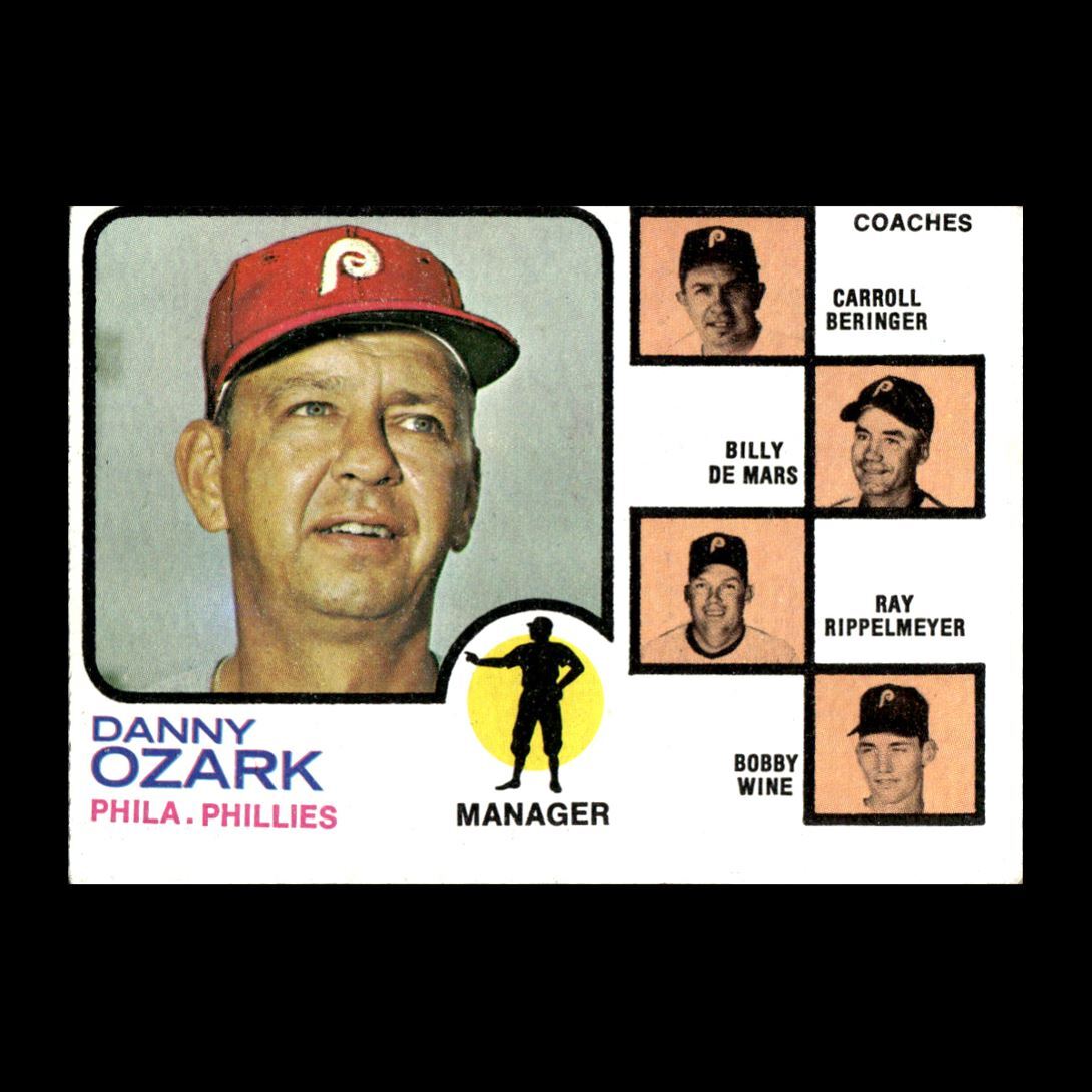 Danny Ozark 1973 Topps Rookie Philadelphia Phillies #486 Nice R303 | eBay