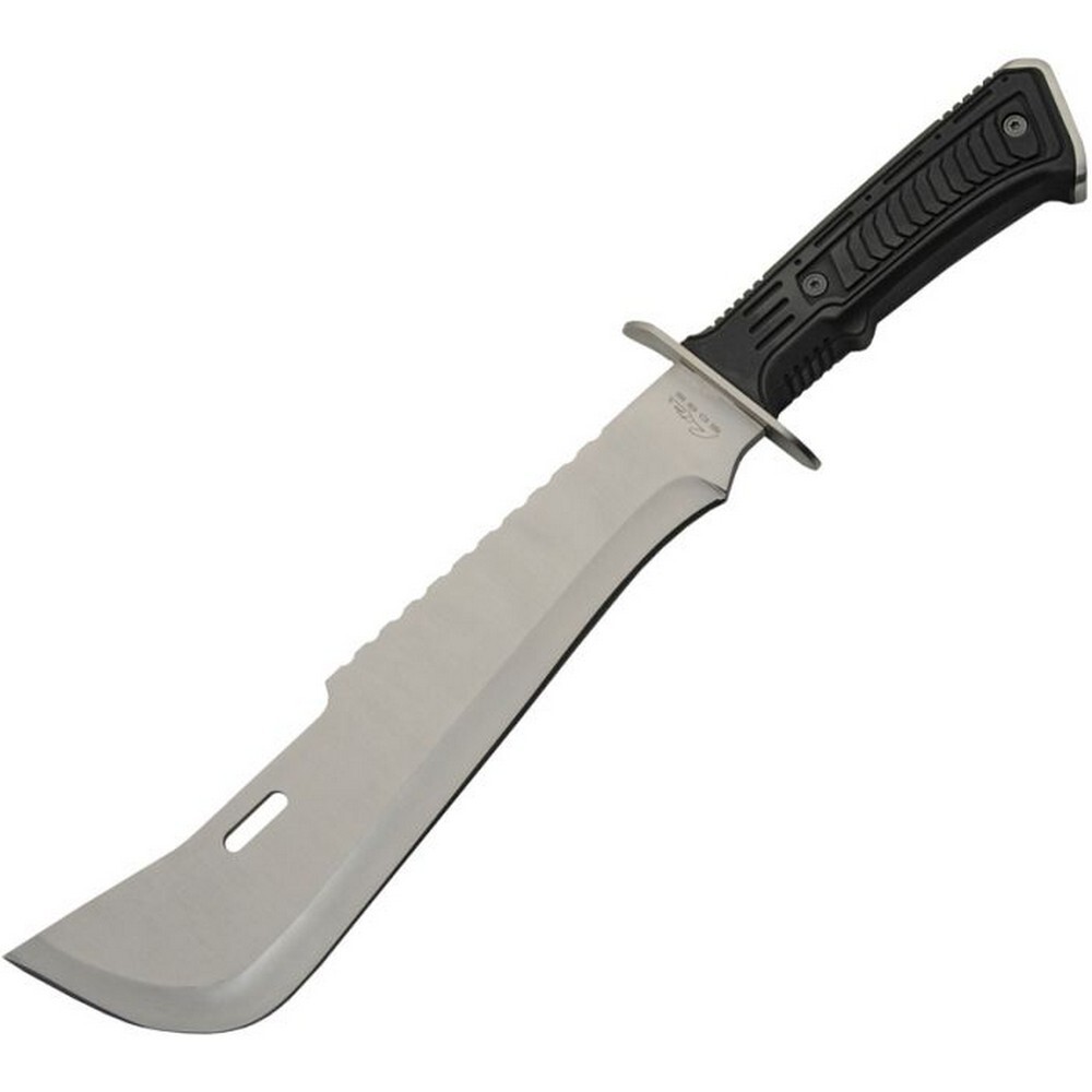 Rite Edge Panga Stainless Blade Black Rubber ABS Handle Machete Knife ...