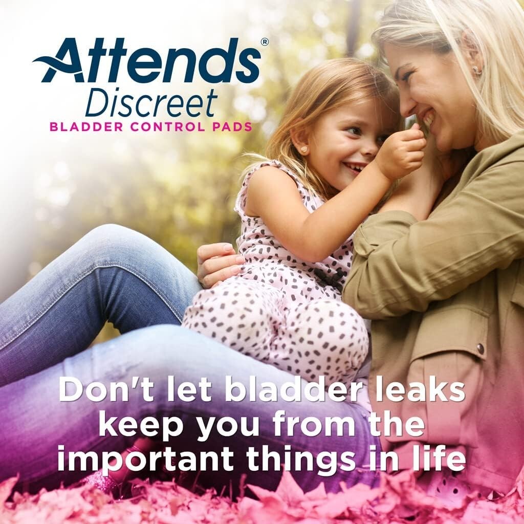 6 PK ATTENDS BLADDER CONTROL INCONTINENCE LINERS PADS ULTIMATE, HEAVY ...