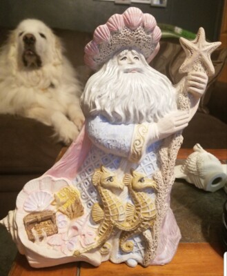 Ocean Sea Shell Seahorse Santa Unpainted Ceramic Bisque | eBay