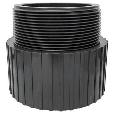 Sch 80 PVC 4 Inch Male Adapter Socket X Male NPT Thread | eBay