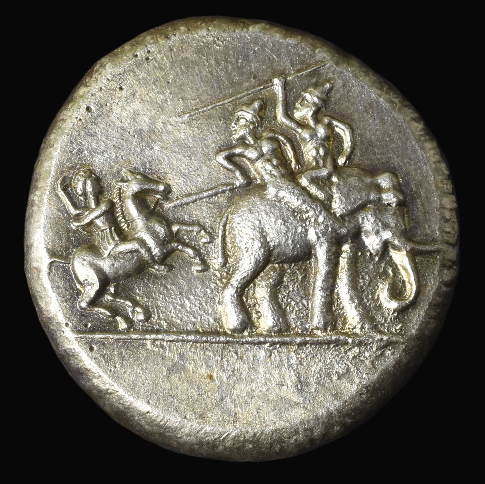 Alexander III The Great AR Porus Dekadrachm (5 Shekels) 325-323BC ...