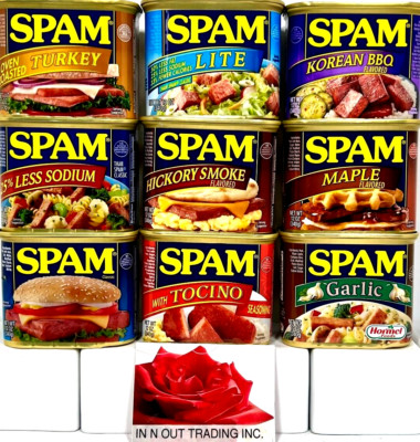 Spam Luncheon Meat Variety Pack (Pack of 9)~4/2027 | eBay