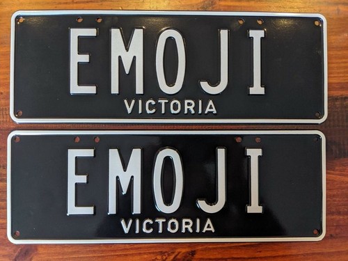 EMOJI Number Plates Victoria | eBay