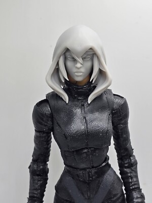 3d Print RAVEN REBIRTH HEAD #3 7" 1:10 DIAMOND SELECT MCFARLANE DC ...