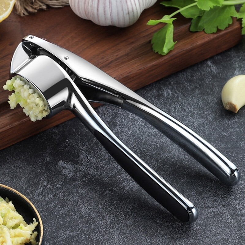Portable Garlic Crusher Handheld Gingers Squeezer Kitchen Cooking ...