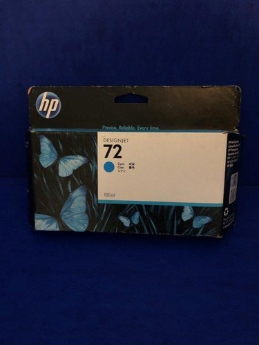 C9371A HP 72 Cyan Ink DesignJet T610 620 710 790 1100 1120 Date 2021 ...