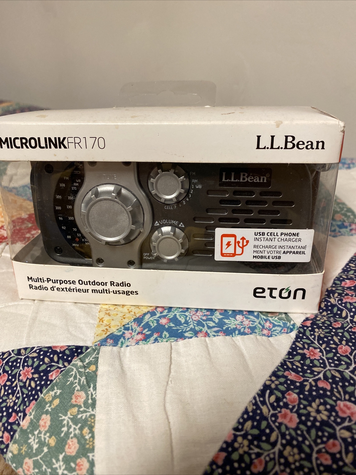 Eton Microlink LL Bean FR170 Multi Purpose Outdoor Radio W/usb Cell Ph ...