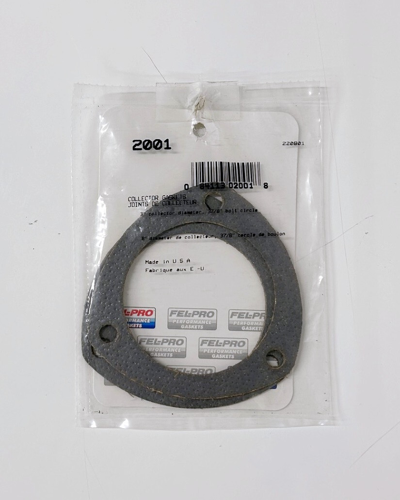 Fel-Pro 2001 3" Diameter Collector Gasket | eBay