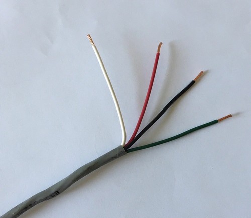 4 kind 18/4 Security Alarm Audio Wire Cable Stranded 4 Conductor 18AWG ...