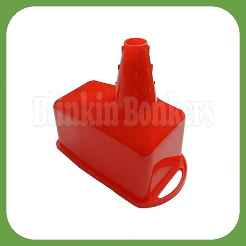 HEAVY DUTY LARGE RECTANGULAR SQUARE PLASTIC FUNNEL SPOUT OIL FUEL ...