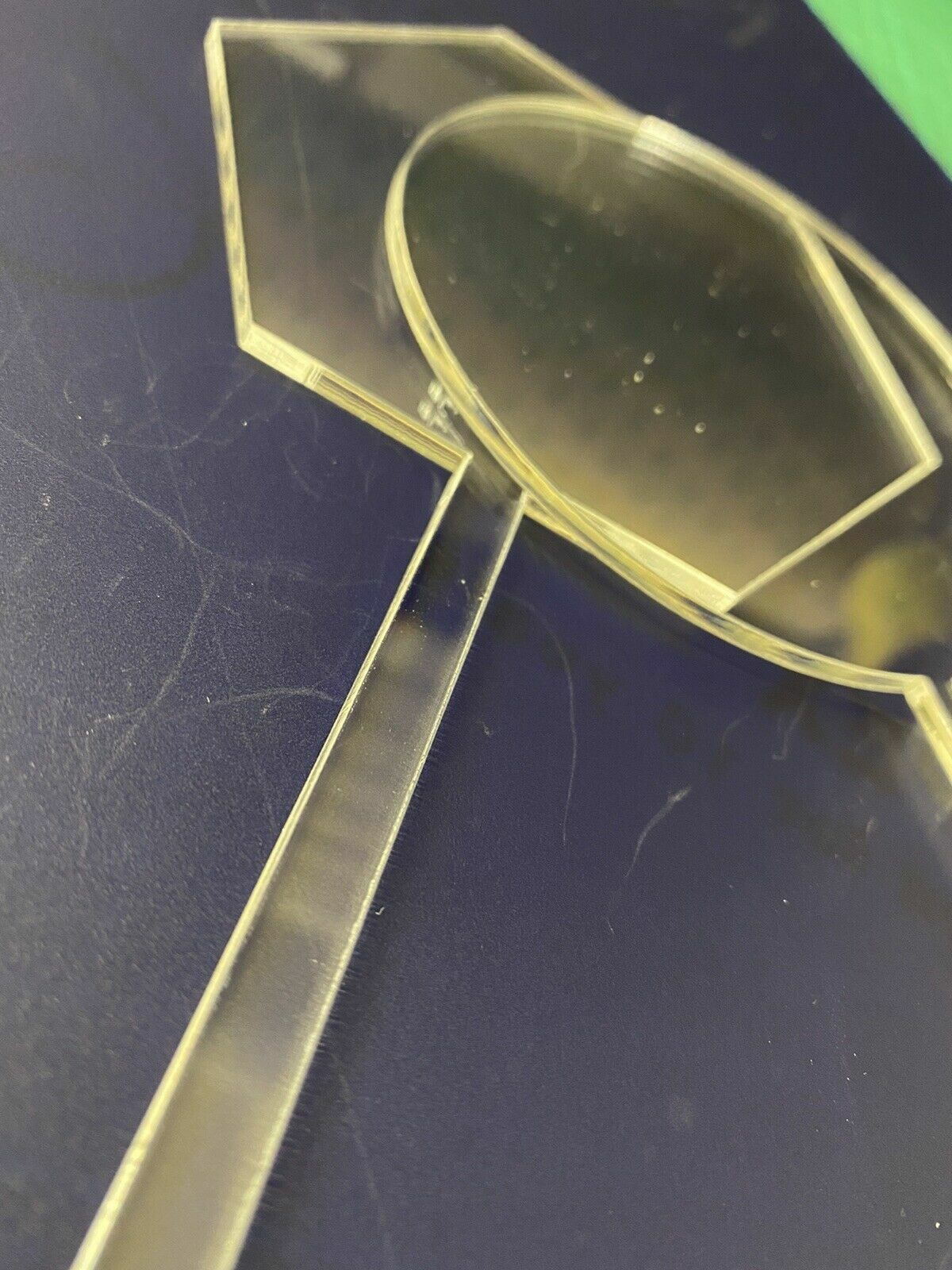 CAKE TOPPER 3MM CLEAR ACRYLIC | eBay UK