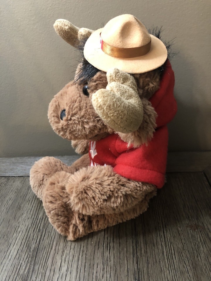 Canada Mountie Moose Plush Police Mounted Stuffed Animal House Hat ...