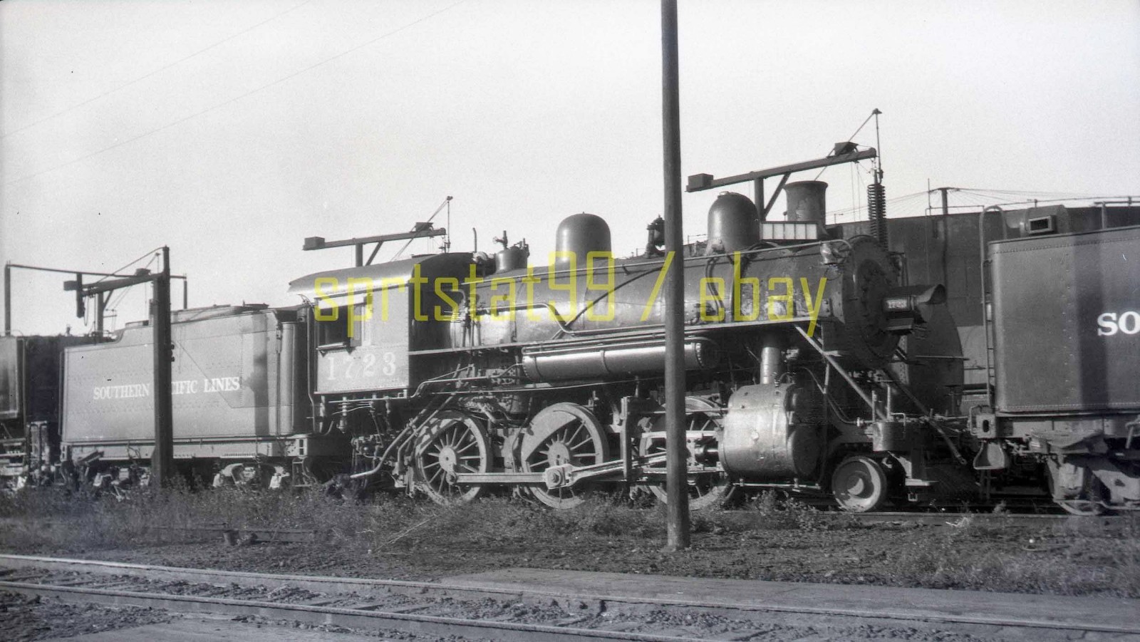 SP Southern Pacific 2-6-0 Steam Locomotive #1723 - Vtg Railroad ...