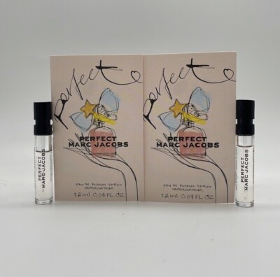 2 Marc Jacobs Perfect Eau De Parfum Samples 1.2ml/0.04oz Each -NEW | eBay