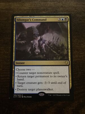 Silumgar's Command 195/309 Commander 2017 MTG Magic The Gathering D8711 ...