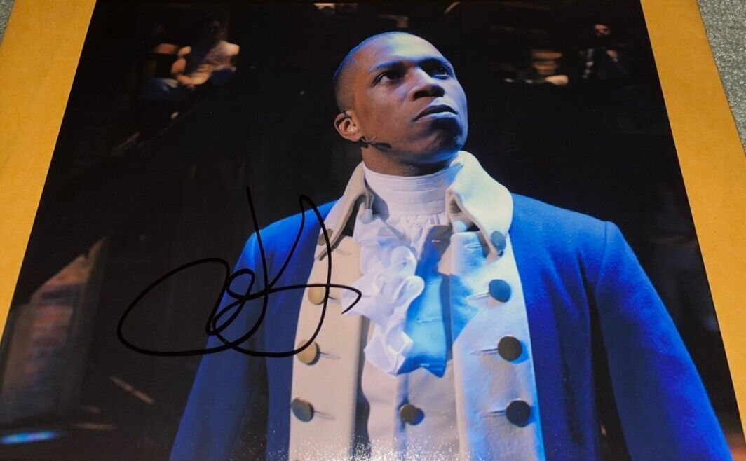 MR. LESLIE ODOM JR SIGNED AARON BURR "HAMILTON" 8X10 PHOTO W/PROOF +COA ...