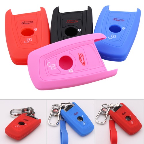 Silicone Remote Flip Key Cover Fob Case fit for BMW 3 5 7 SERIES X3 X4 ...